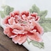 Peony Embroidered Patches Sew on Flower Applique Patches for - Etsy