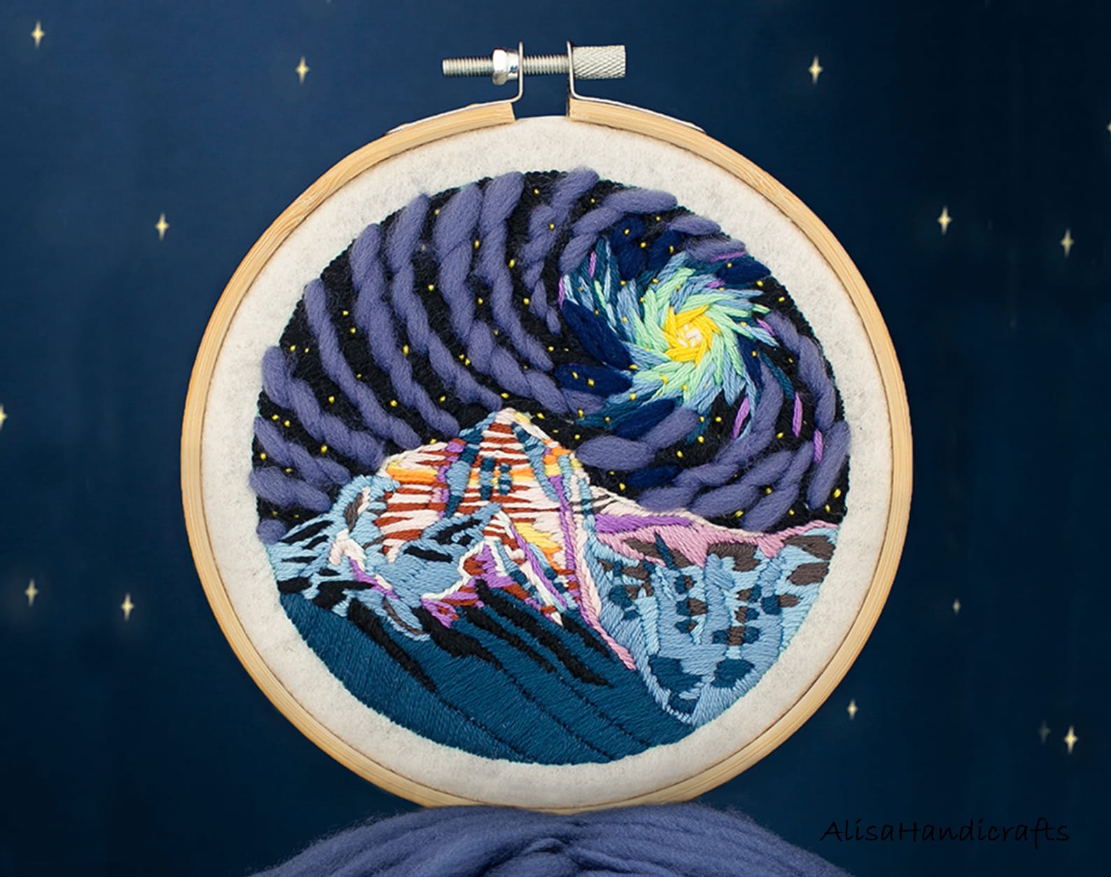 3d Moutain Clouds and River Embroidery Kit Natural Scenery | Etsy