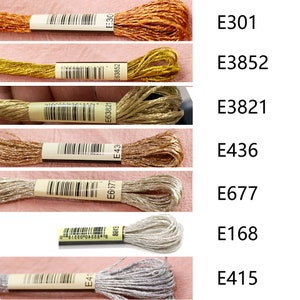 Light Effects Metallic Floss Thread-metallic Embroidery Floss ...