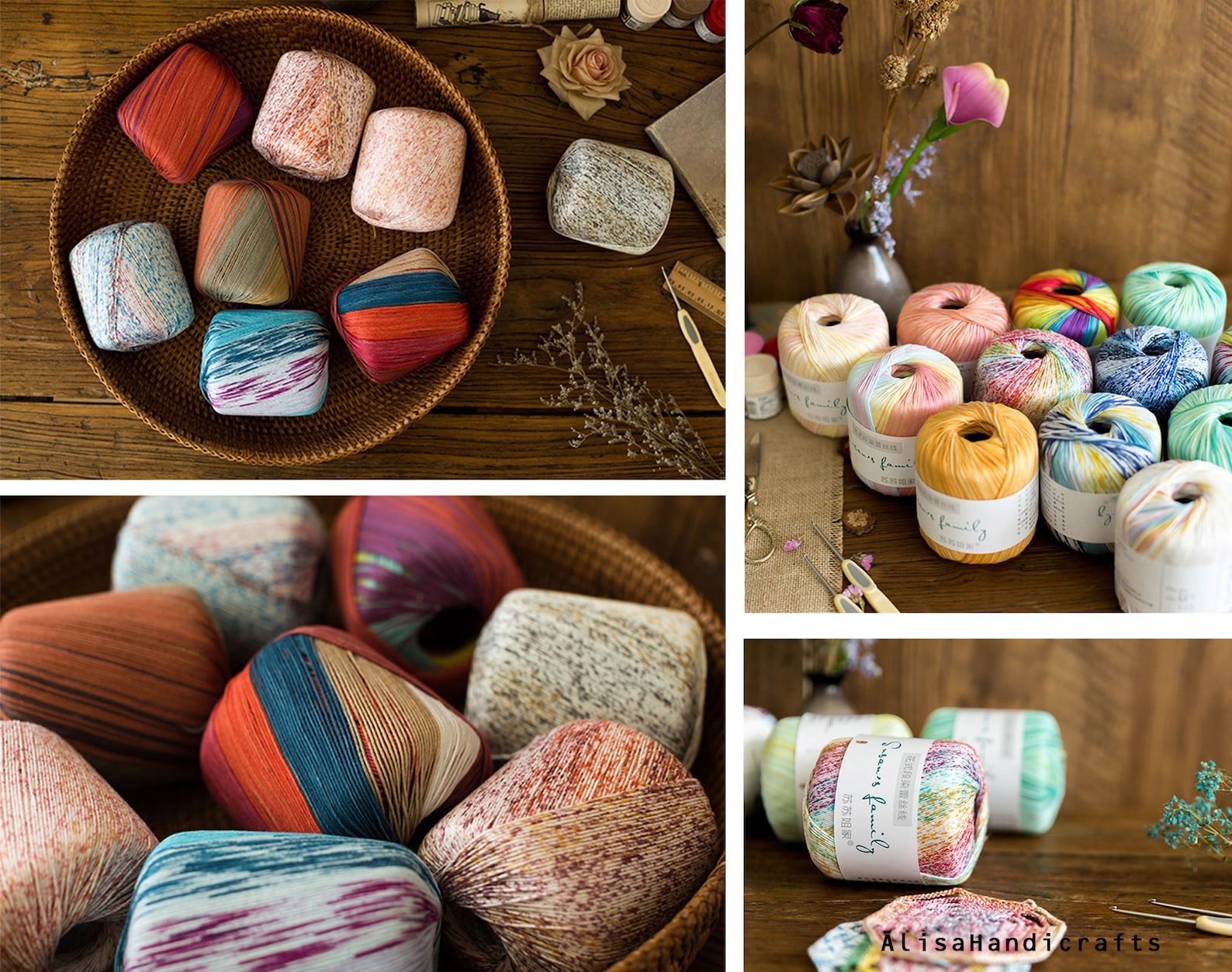 NO.3 Colorful Crochet Lace Thread Variegated Cotton Pearl - Etsy