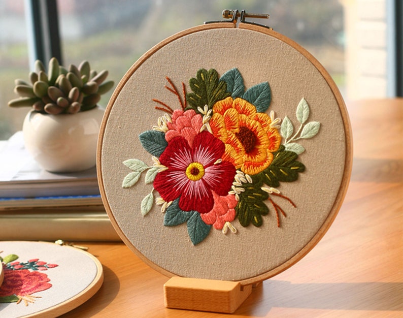 Embroidery Hoop Display Wood Stand for Embroidery Hoop Art - Etsy