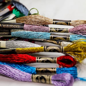 Light Effects Metallic Floss Thread-metallic Embroidery Floss ...