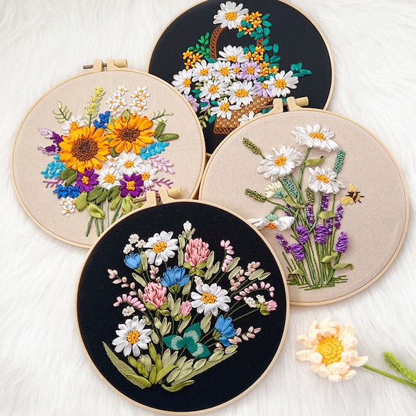 Ribbon Embroidery - Etsy