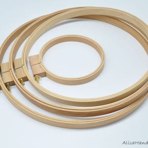 Large Size Wood Embroidery Hoop, Thicken Stitching Hoop, French ...