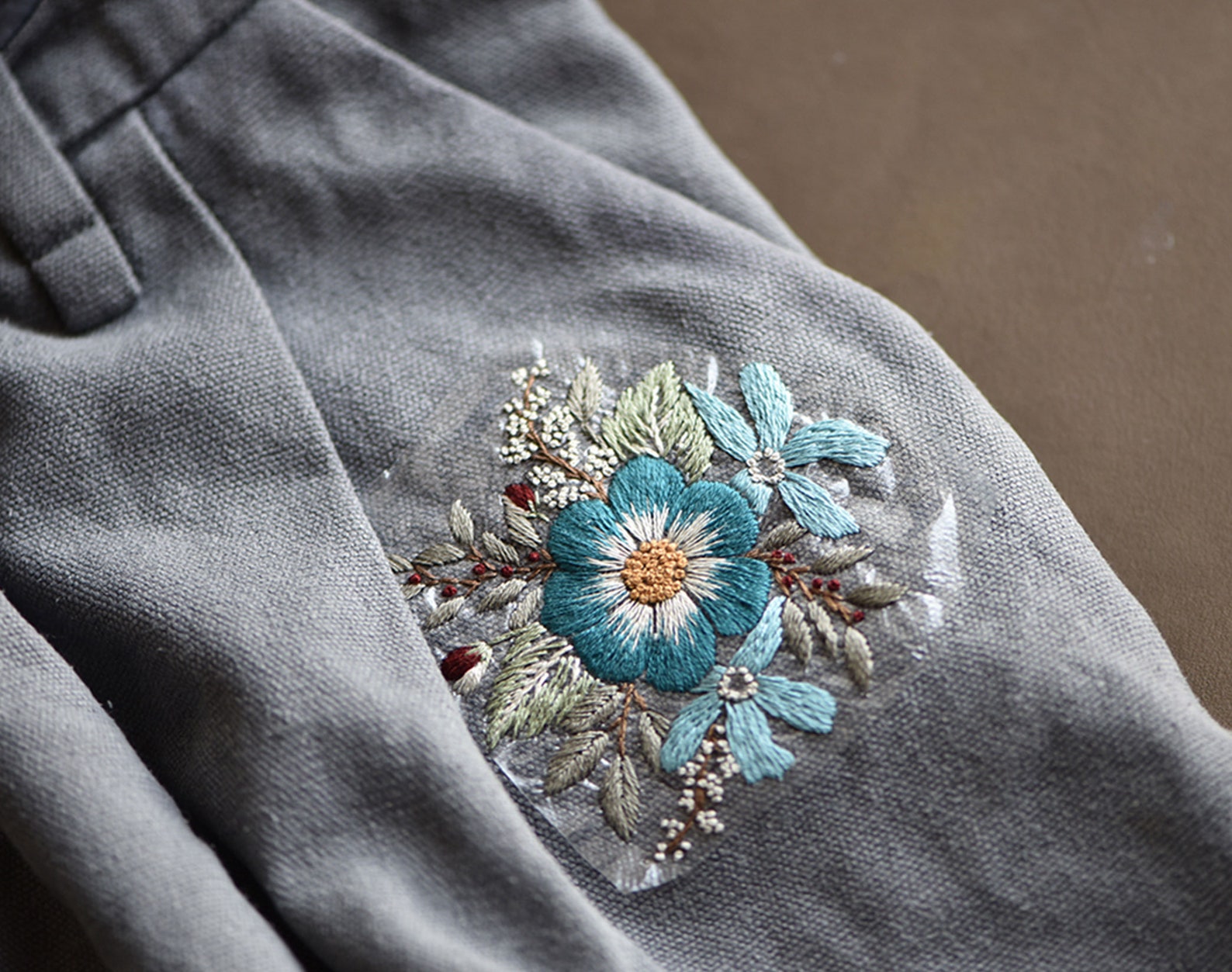 Decorate Your Clothes With Embroidery, Diy Flower Embroidery Kit ...