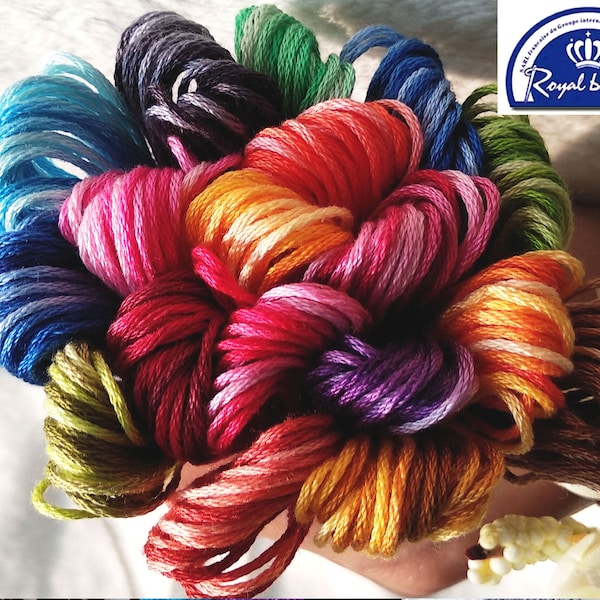 Dmc Variegated Floss - Etsy