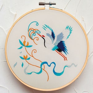 Beginner Chinese Style Hand Embroidery Kit Flower and Birds | Etsy