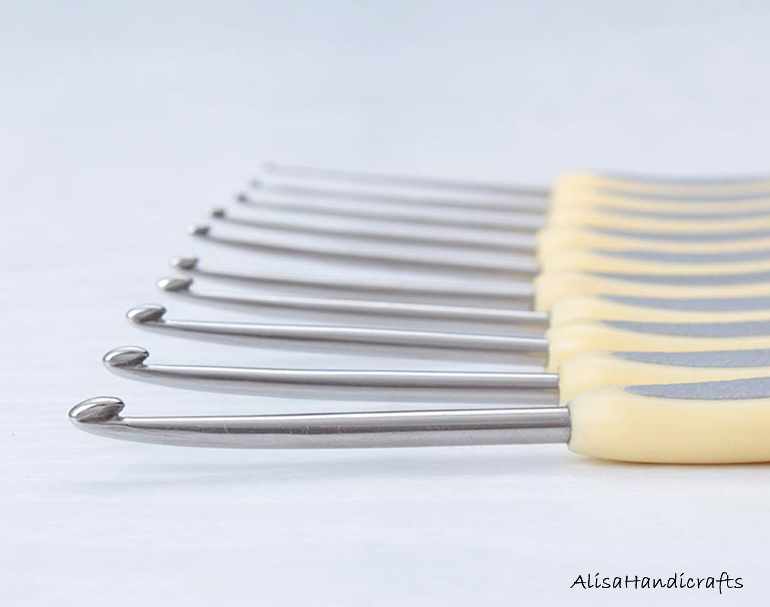 Crochet Hooks With Handle Crochet Hooks Set Sizes 0.9mm to - Etsy