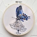 Realistic Hand Embroidery Butterfly Kit, Lifelike Insect Embroidery Kit ...