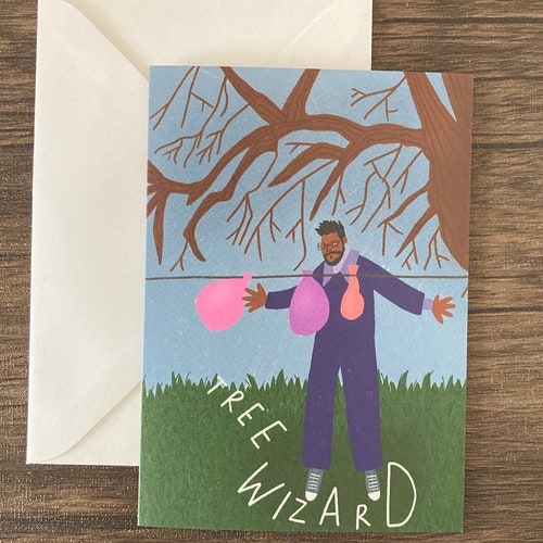 Mike Wozniak Taskmaster Greeting Card. | Etsy