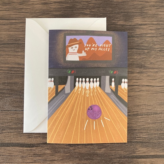Bowling Card - Etsy