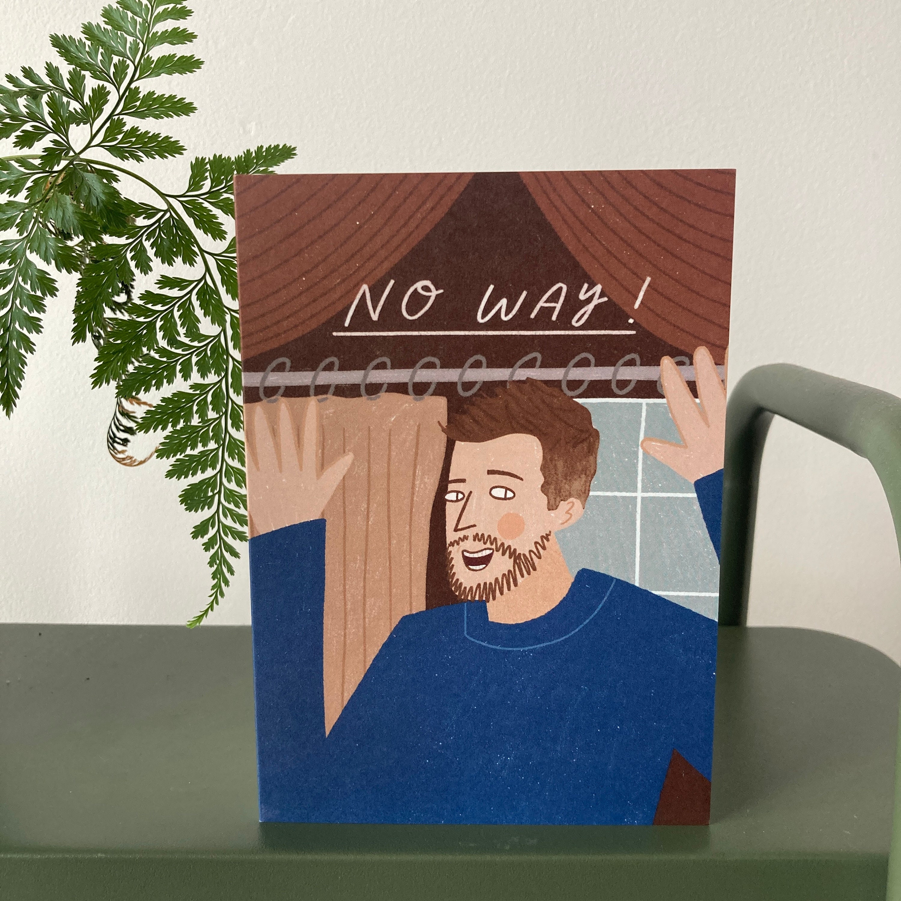 Taskmaster Chris Ramsey No Way Card Etsy Uk