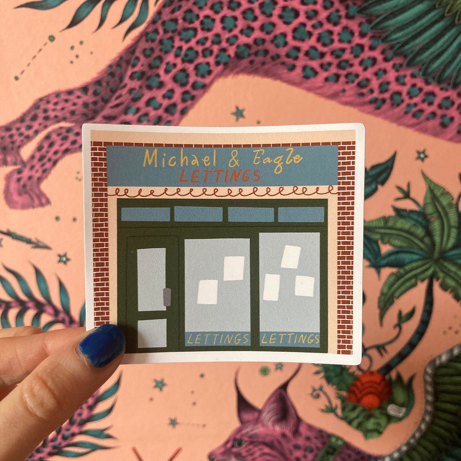 Michael and Eagle Sticker - Etsy