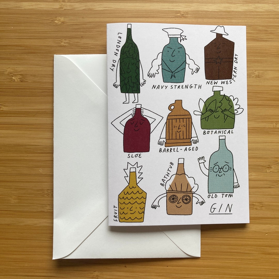 Gin Card - Etsy