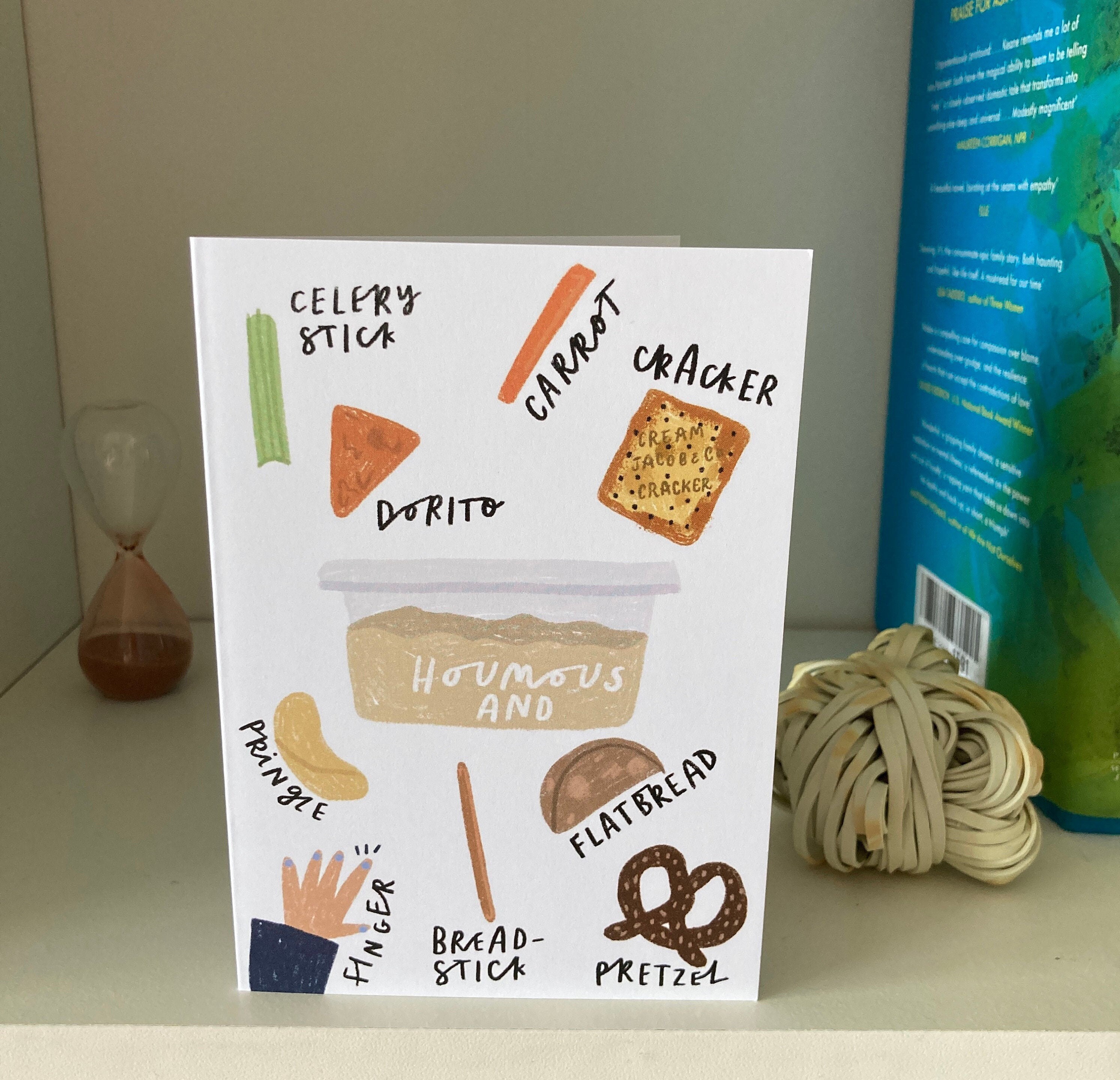 Houmous Snacks Birthday Card - Etsy