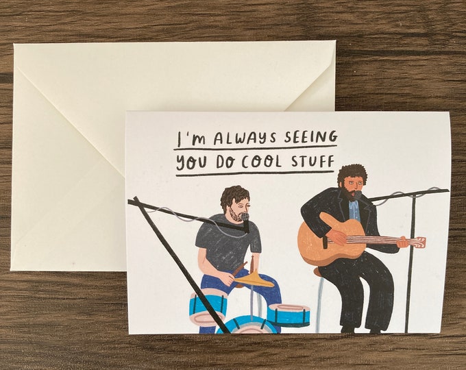 Taskmaster Card Nish and Mark - Etsy