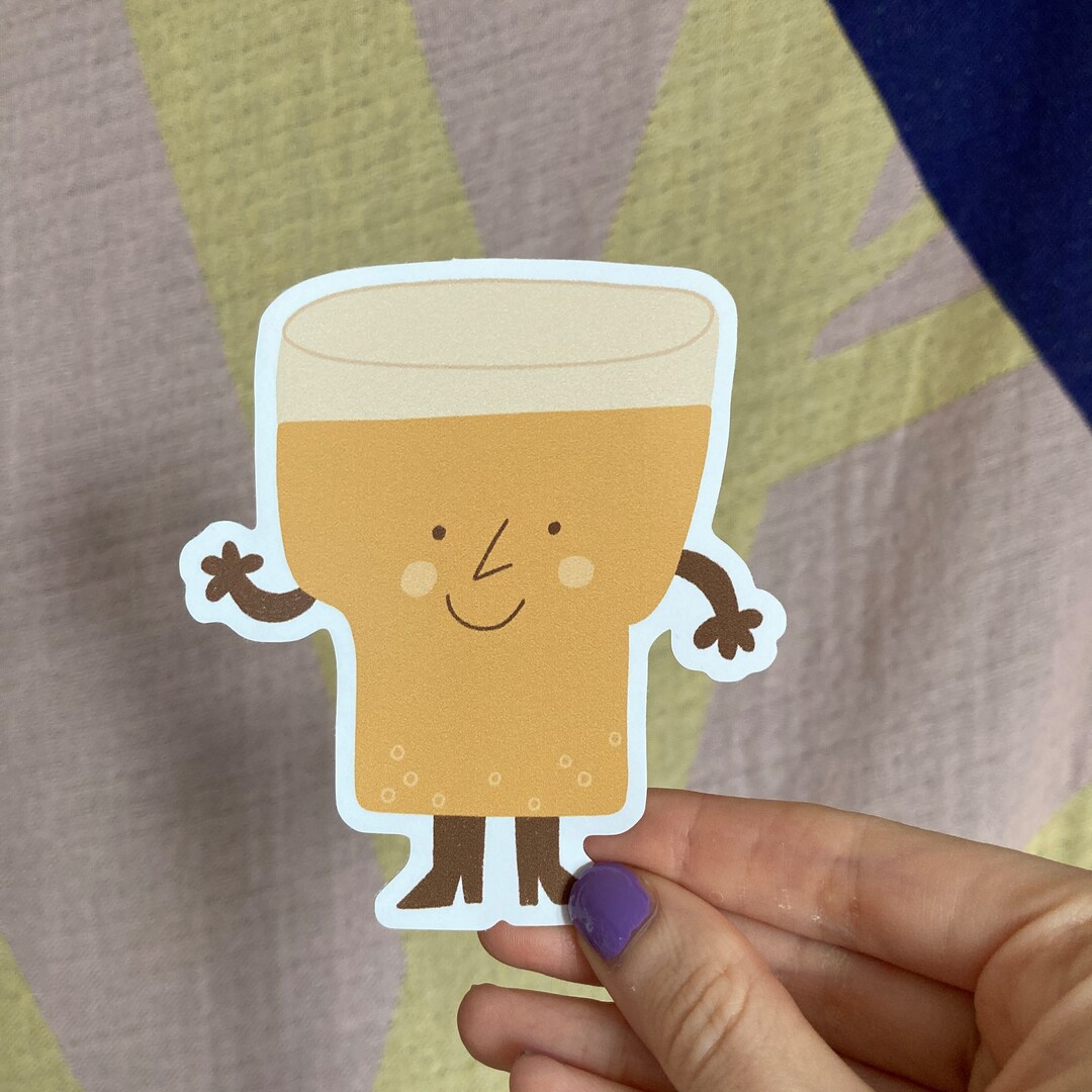 Happy Pint Sticker - Etsy