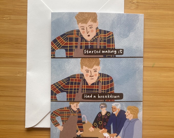 Great British Bake off - James Acaster Meme Card - Etsy