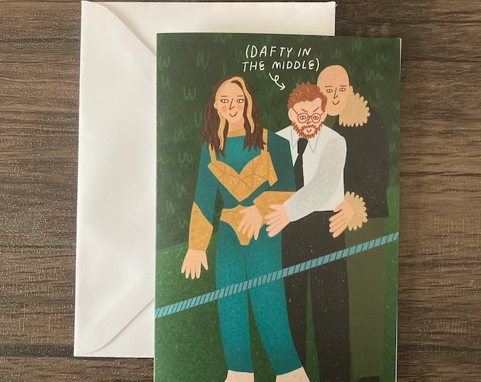 Taskmaster Card Dafty in the Middle - Etsy