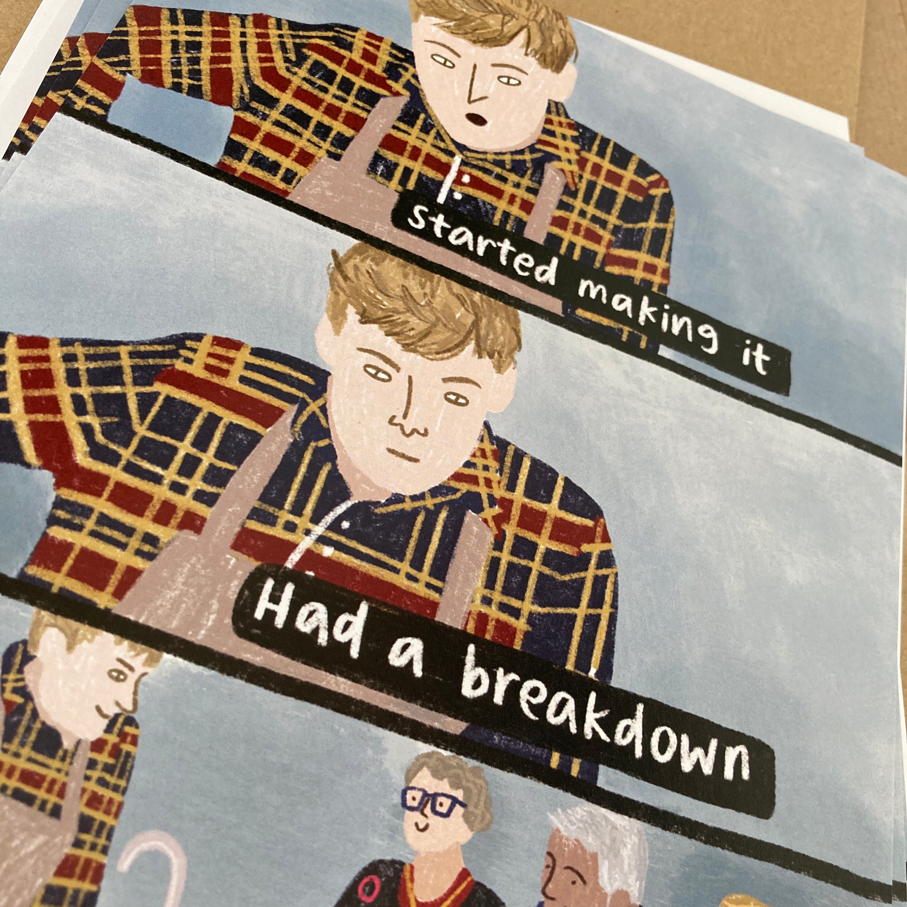 Great British Bake off James Acaster Meme A4 Print - Etsy
