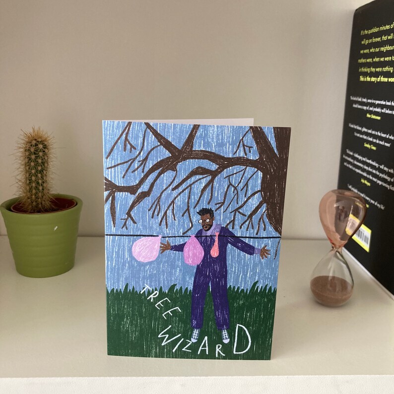 Taskmaster Card Romesh Ranganathan as Tree Wizard | Etsy