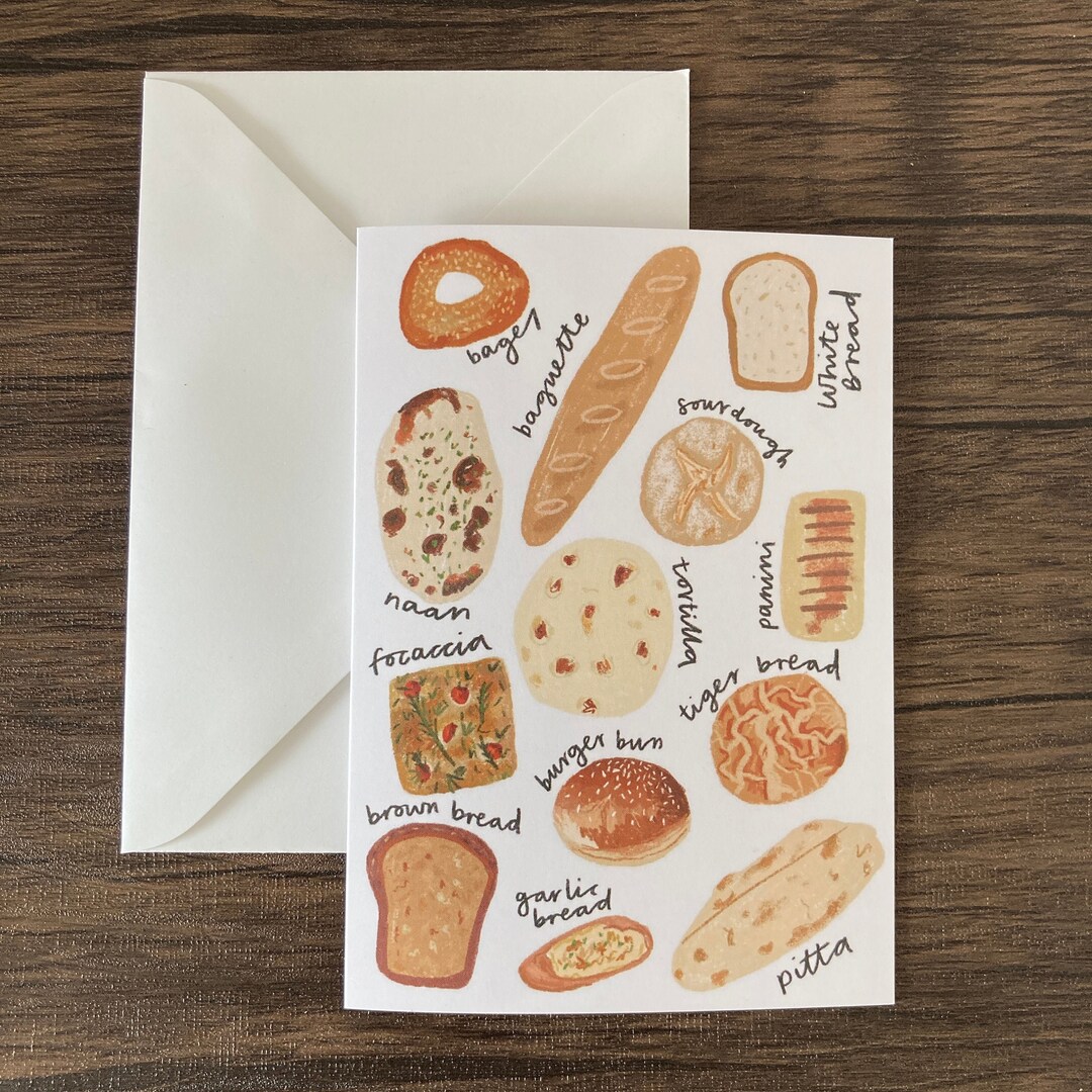 Bread Card - Etsy