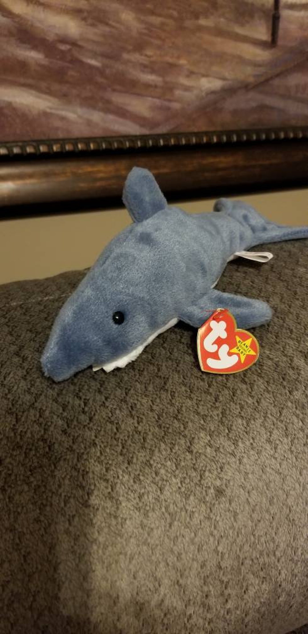 Crunch the Shark 1996 Beanie Baby Retired With Errors - Etsy