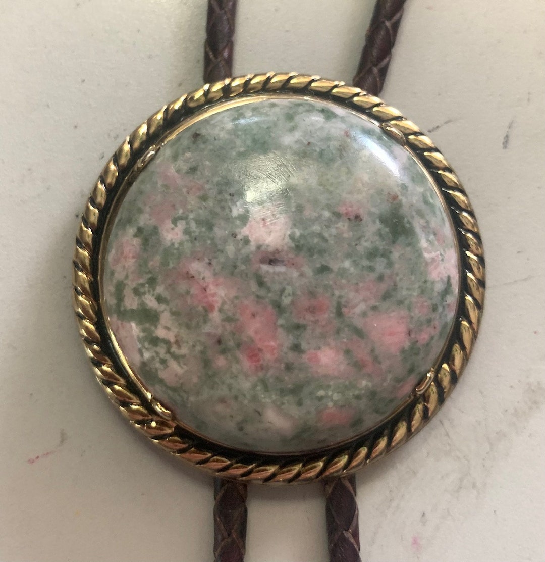 Pink Lapis Round Bolo 45x45mm With Gold Alloy Tips Dark - Etsy