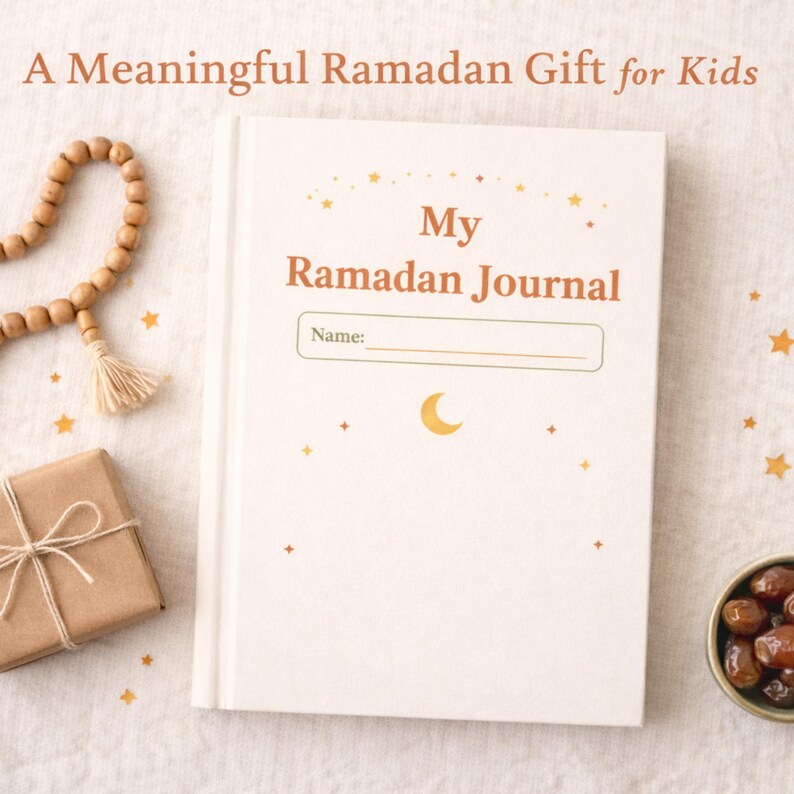 Personalized Ramadan Journal for Kids | Custom Name Islamic Notebook ...