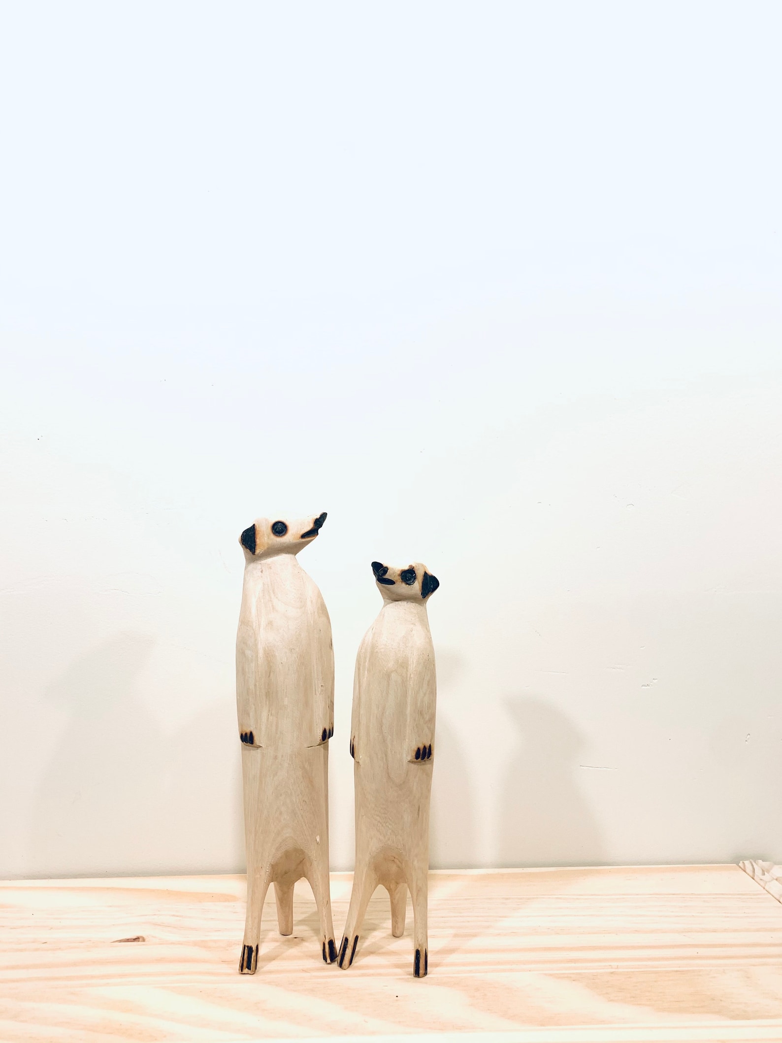 Meerkat Lovers Present 12,10, Meerkat Pair Wooden Meerkat Lovers ...
