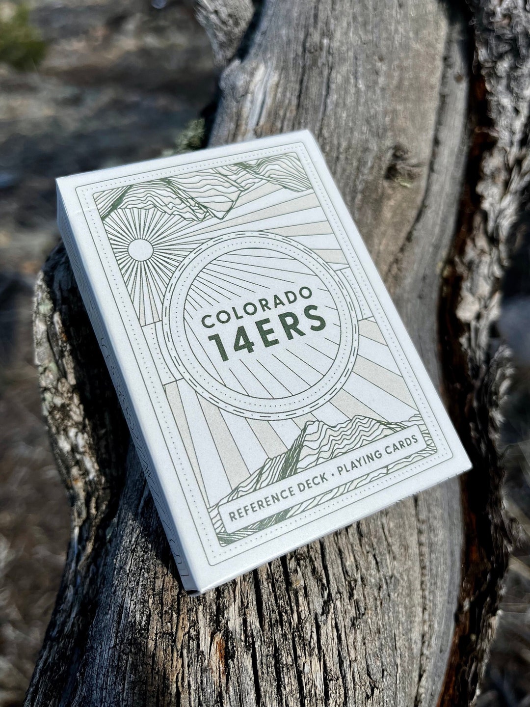 Colorado 14ers Topographic Playing Cards: Hiker Adventure Gift - Etsy