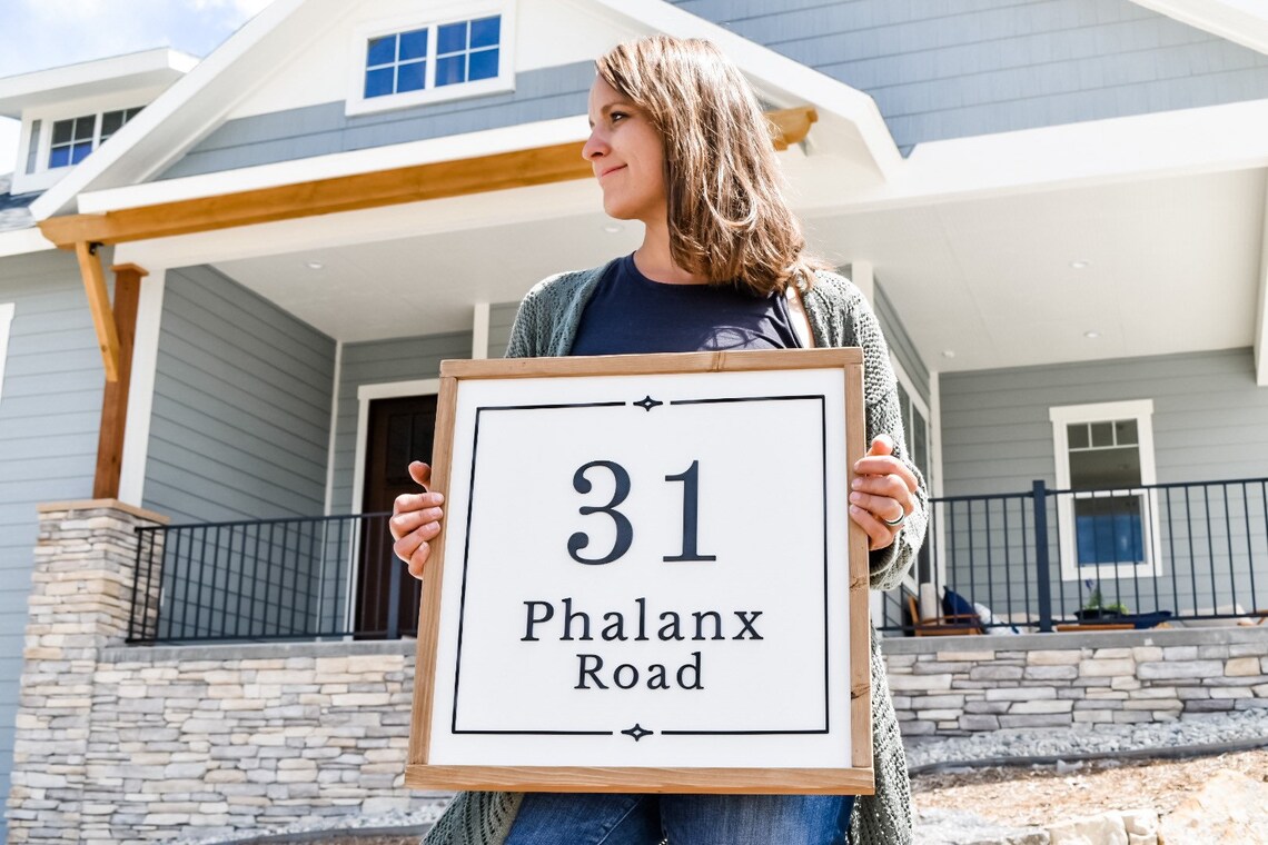 Customizable Address Sign Address Sign House Sign Custom | Etsy