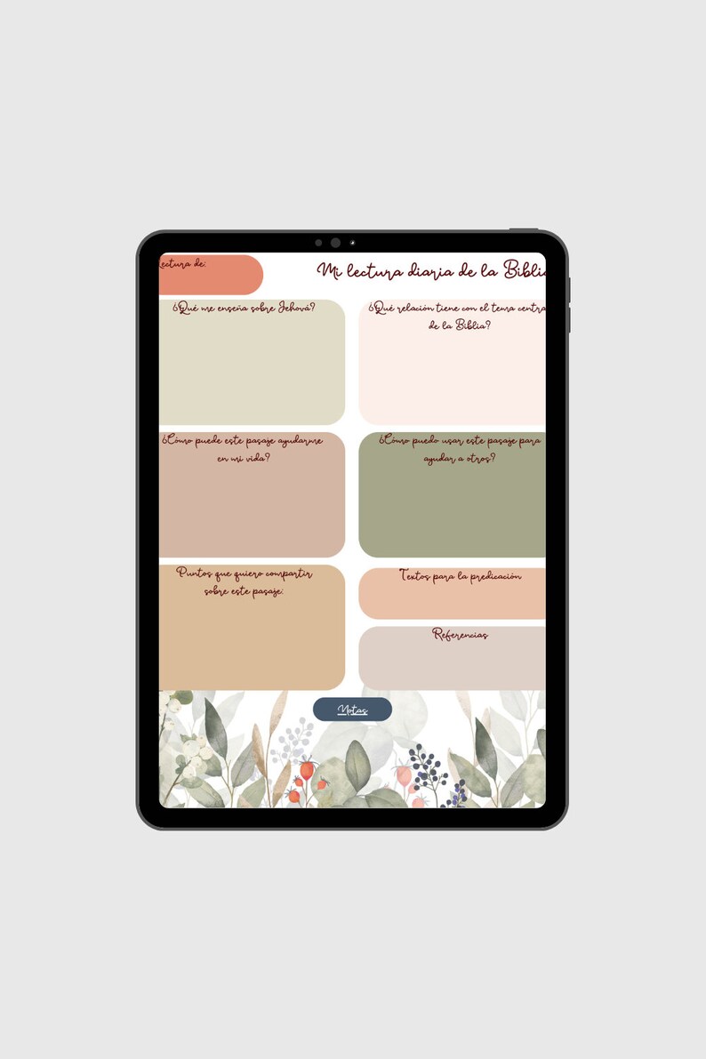 JW Cuaderno Para La Lectura Diaria De La Biblia, Jw Bible Notebook, Jw ...