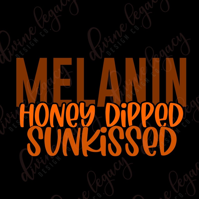 Melanin Svg - Etsy