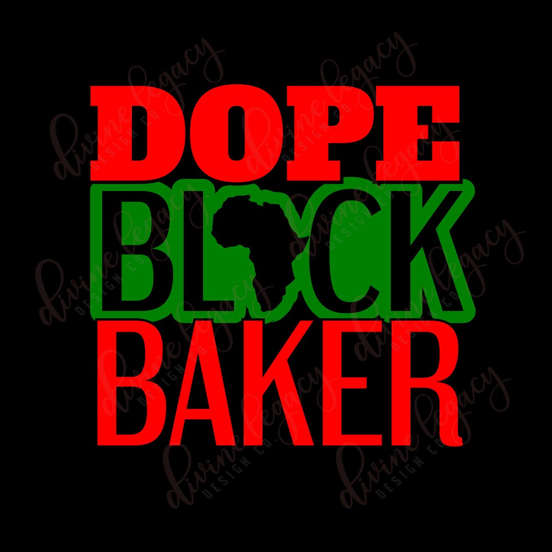 Baker SVG, Cricut SVG for Baking, Kitchen Svg, Black Baker, Silhouette ...