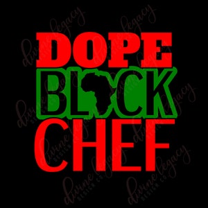 Chef SVG, Professional Chef, Black Chef Digital Download, Black ...