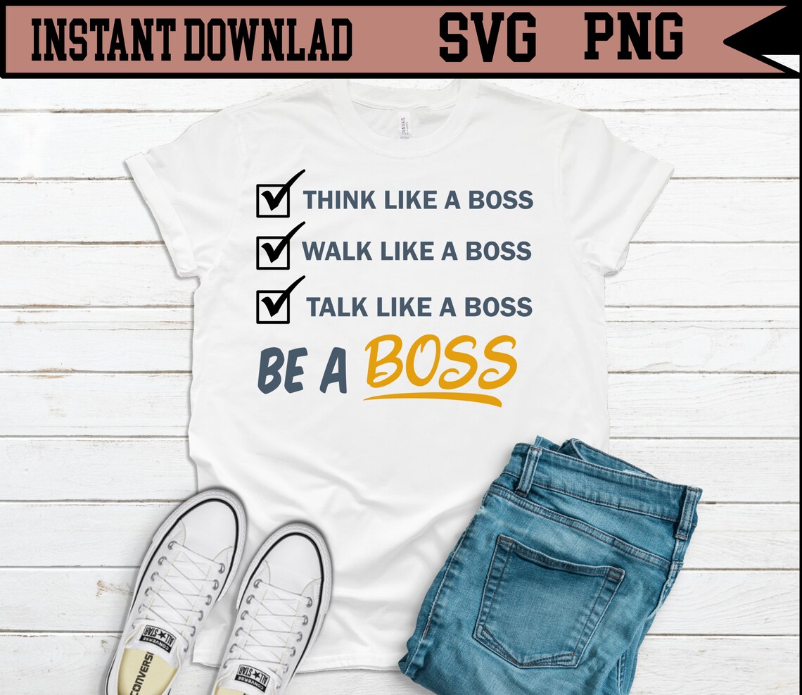 Boss Life SVG File for Cricut Silhouette Boss Life Svg Small | Etsy