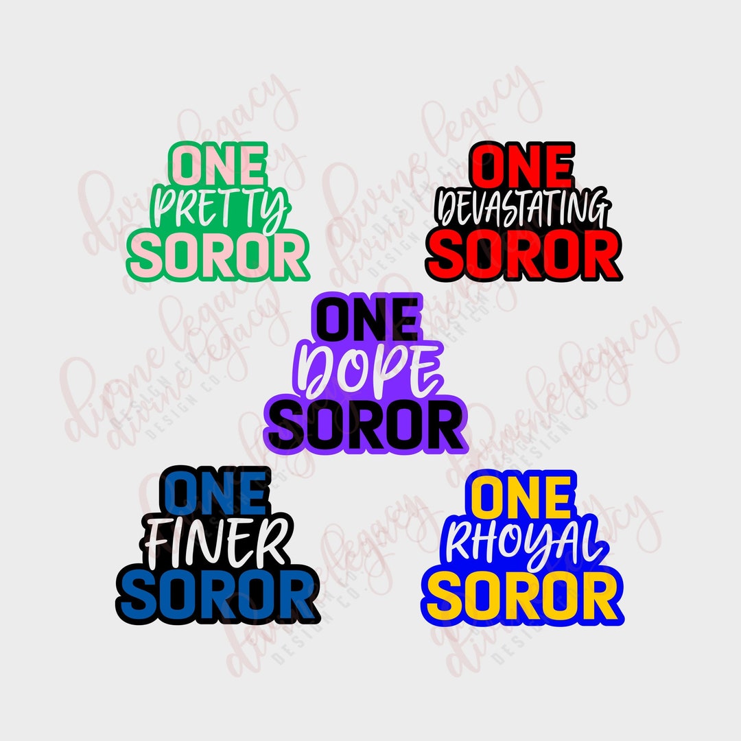 Sorority Bundle SVG File for Cricut Silhouette, Pretty Girl, J15 Svg ...