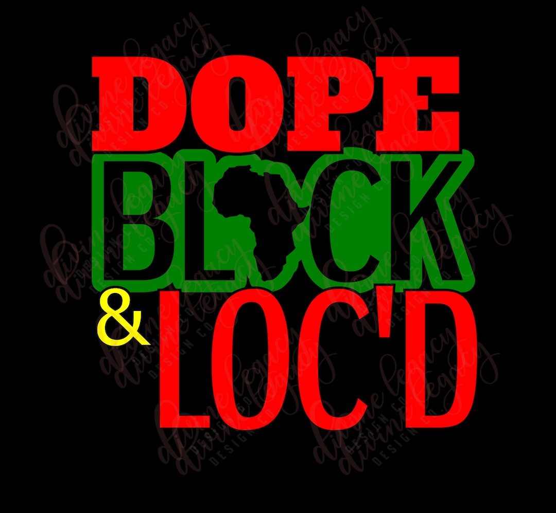 Loc SVG File for Cricut Silhouette, Natural Hair Svg, for the Culture ...