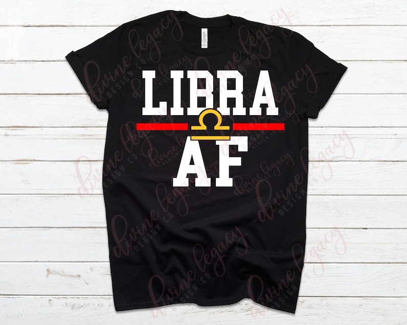 Libra AF Svg September Birthday SVG File Cricut Silhouette - Etsy