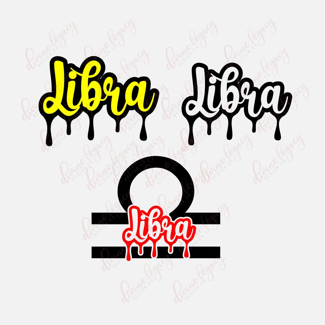 Libra Drip | Libra SVG | Libra | Zodiac Sign SVG | Zodiac SVG | Zodiac ...