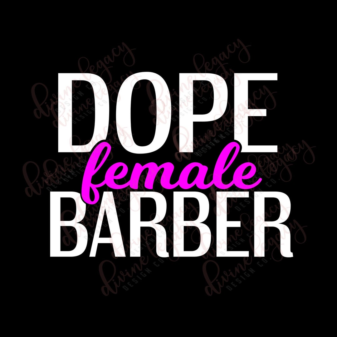 Barber SVG File for Cricut Silhouette, Gift for Barber, Female Barber ...