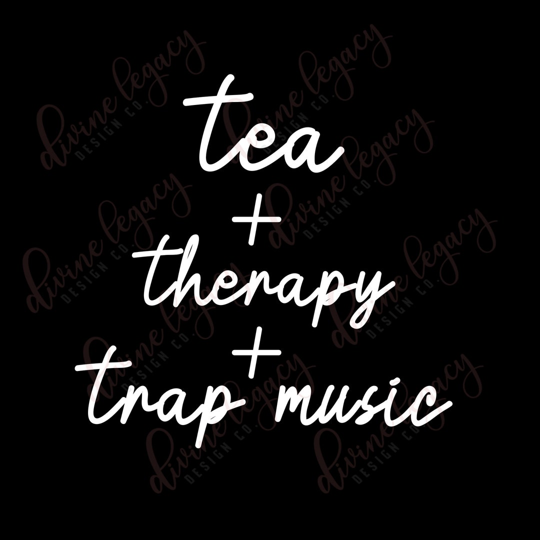 Therapy SVG File for Cricut Silhouette, Mental Health SVG, Trap Music ...