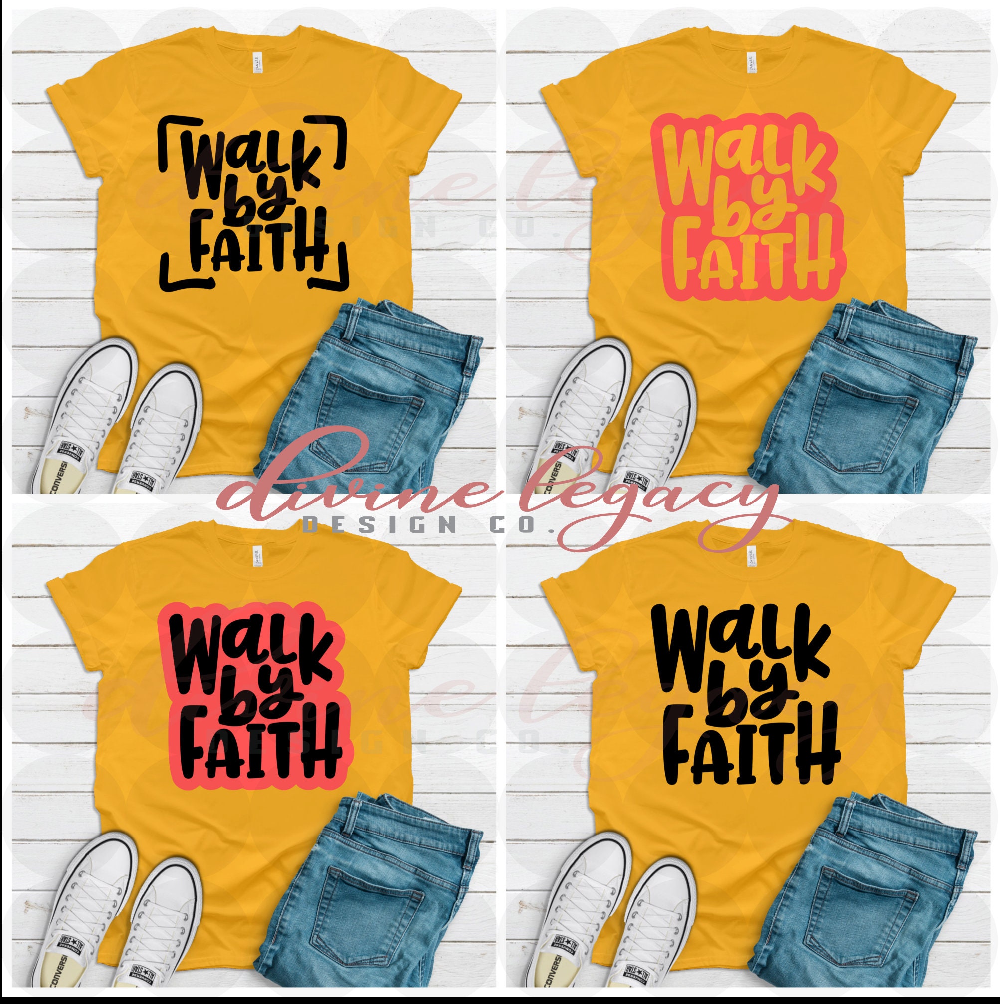 Walk by Faith SVG Faith SVG Christian Bible Verse Religious - Etsy