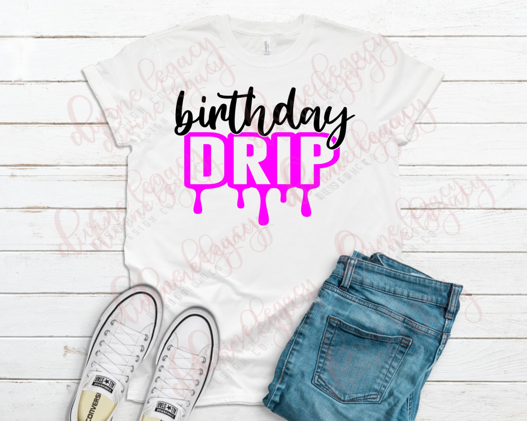Birthday Drip SVG Cricut Silhouette Dripping SVG Birthday - Etsy