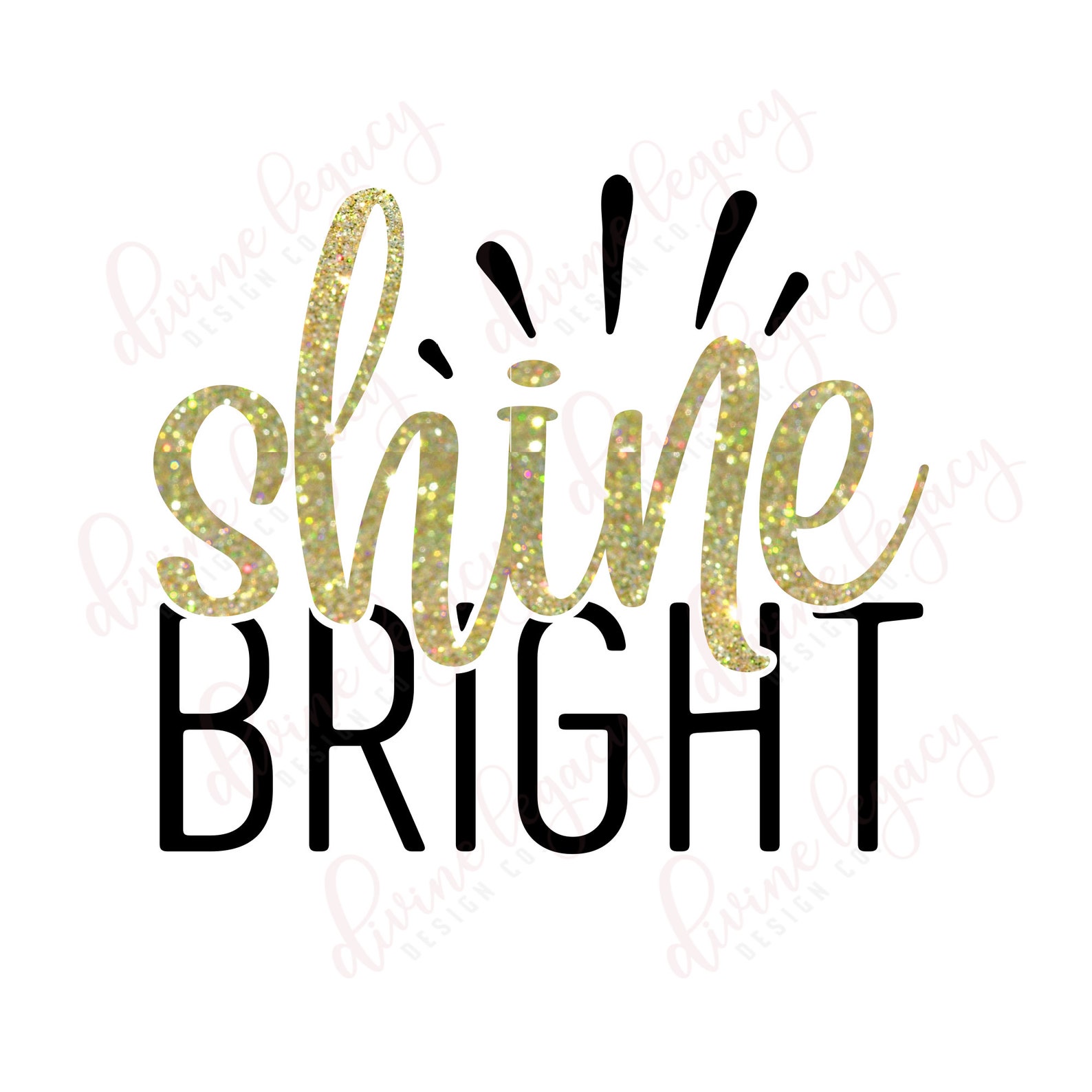Shine Bright SVG Be the Light Inspirational SVG - Etsy