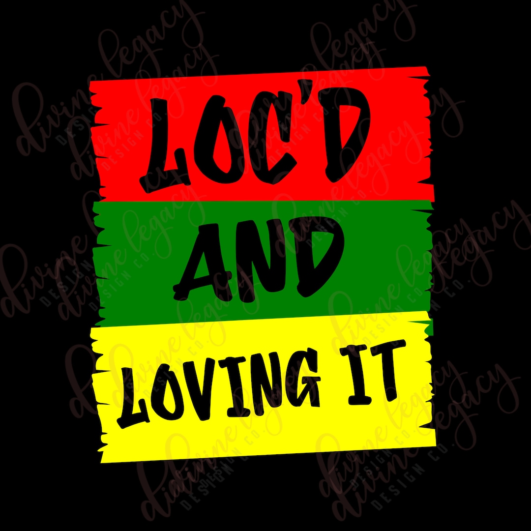 Loc Hair SVG File for Circut Silhouette, Natural Hair Svg, I Love Being ...