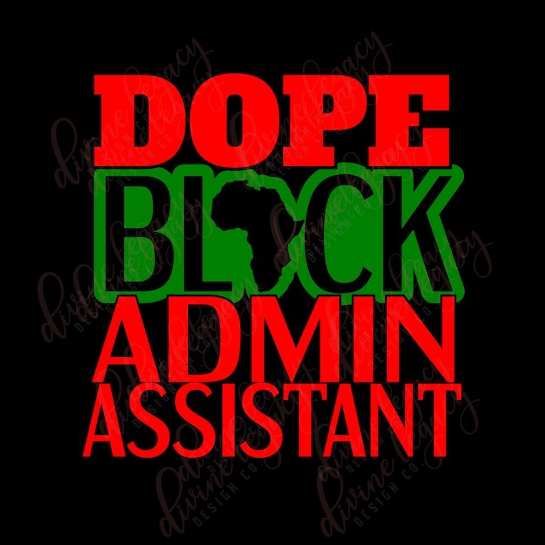 Admin Assistant SVG File Cricut Silhouette Black Admin Svg - Etsy