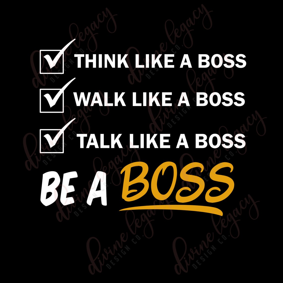 Boss Life SVG File for Cricut Silhouette Boss Life Svg Small | Etsy