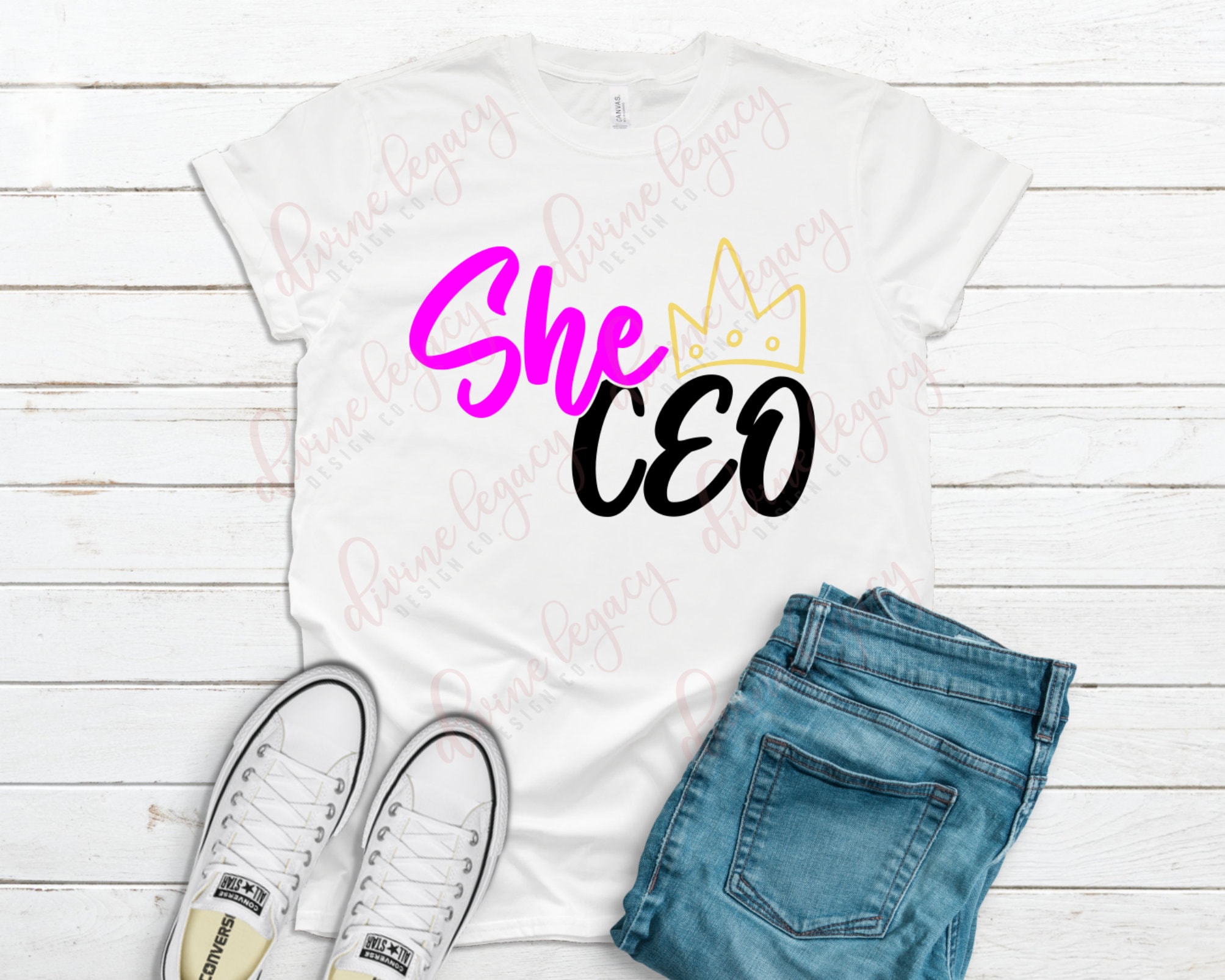 She CEO | Girl Boss | Motivation | Woman Tee Design | Hustle | Hustle ...